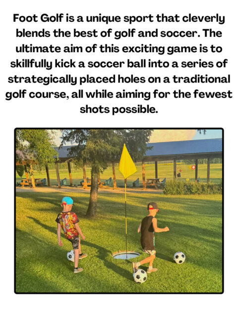 Foot Golf - Whistle Stop Golf Course